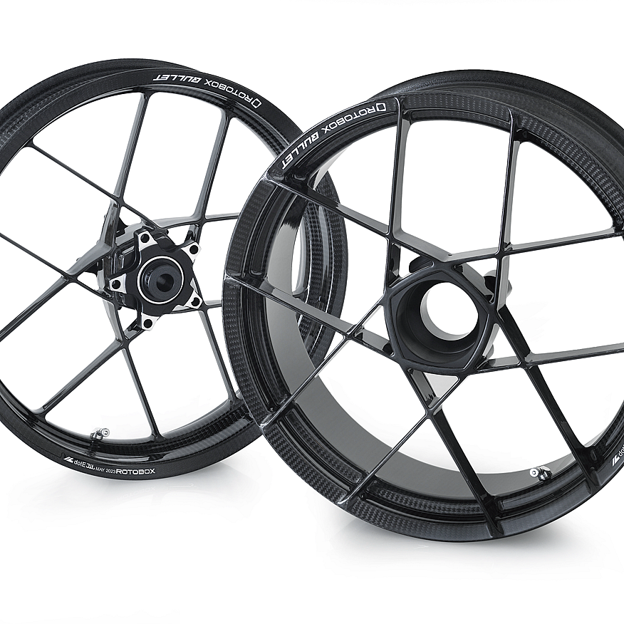 Rotobox Bullet Forged Carbon Wheels Set Upgrade for Ducati V4 /R /S ...